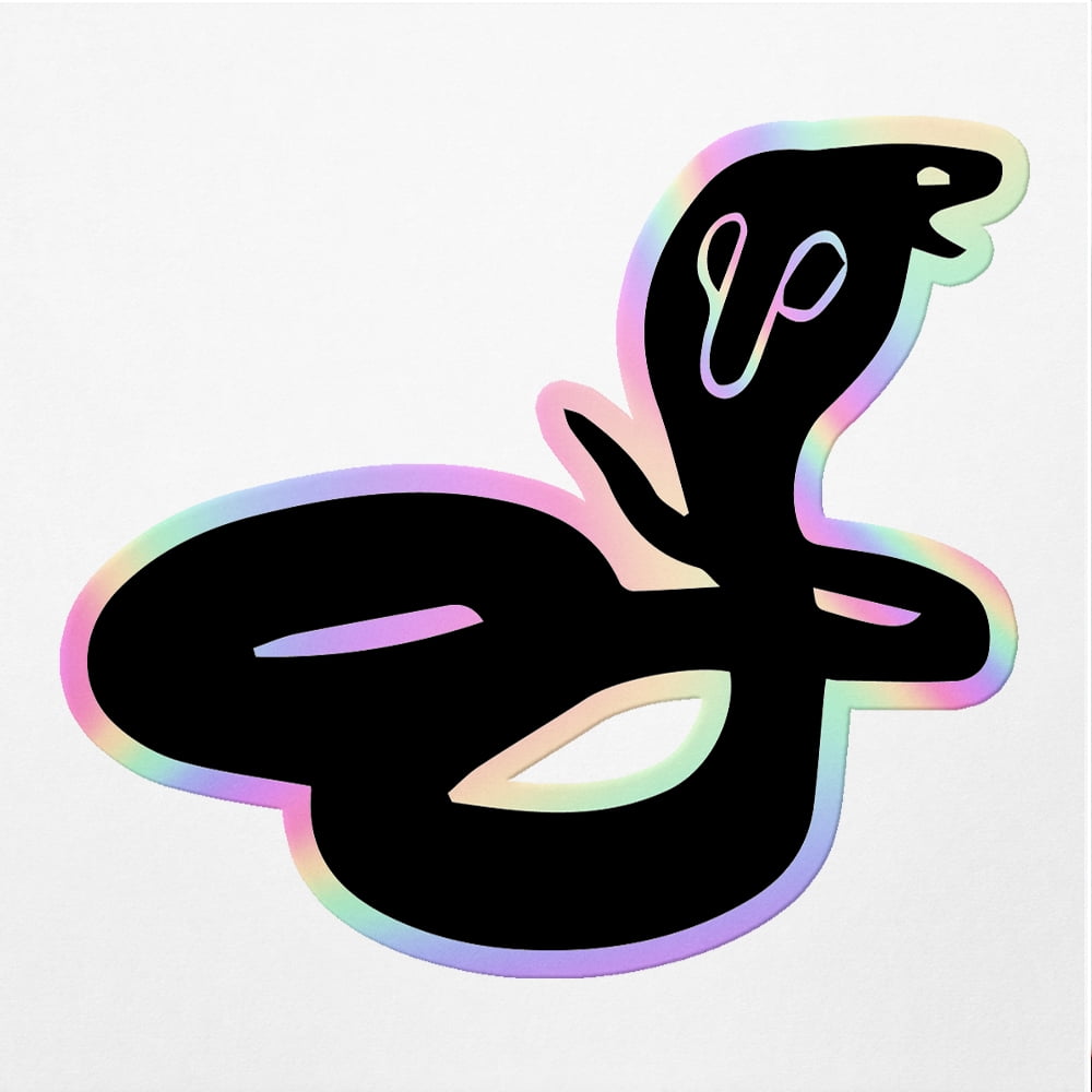 Vinyl Stickers Decals Of Cobra Snake Illustration - Apply On Any Smooth ...