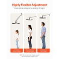 16 Inch Adjustable Shower Head Extension Arm with Universal G1/2 ...