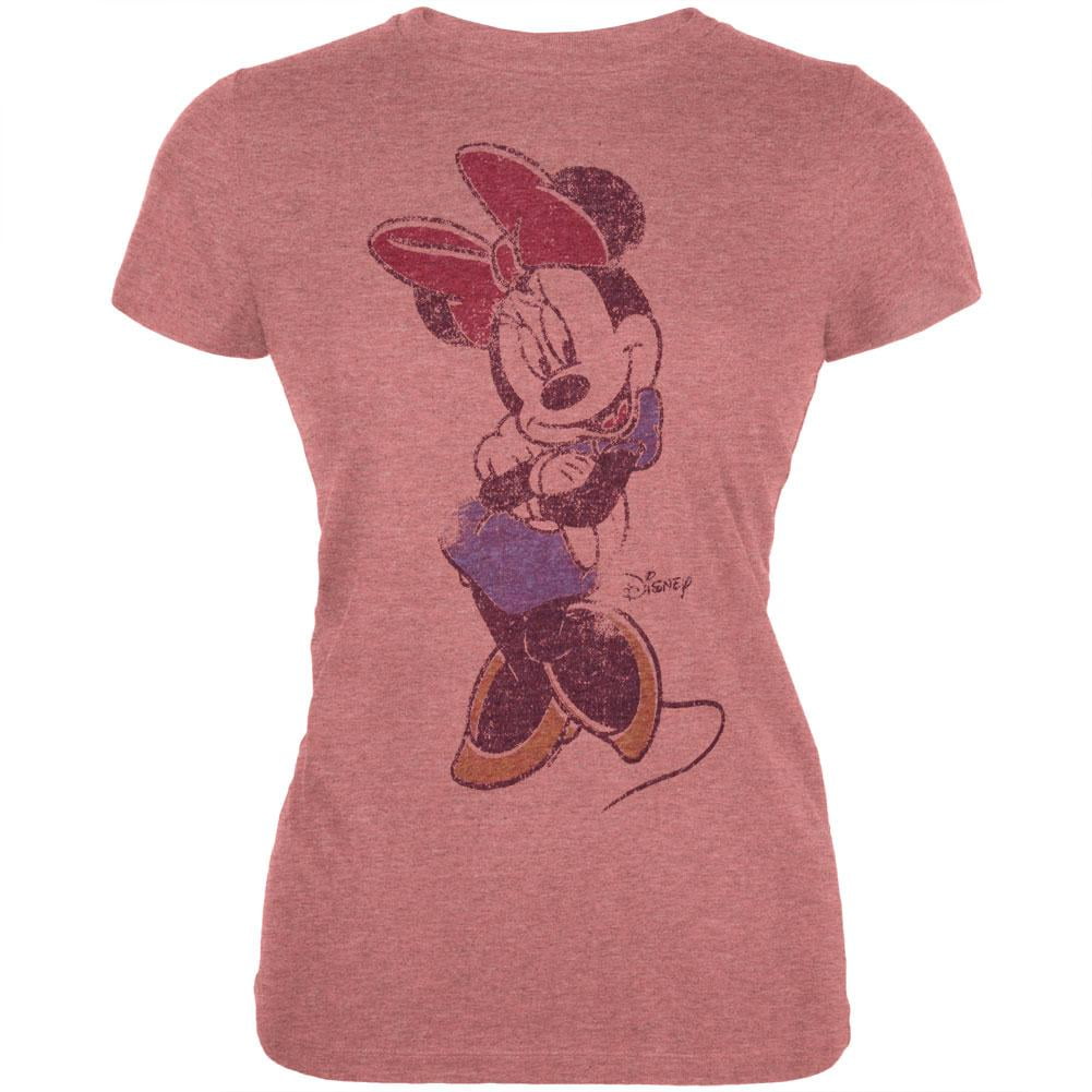 Minnie Mouse - Arms Crossed Juniors T-Shirt - Walmart.com