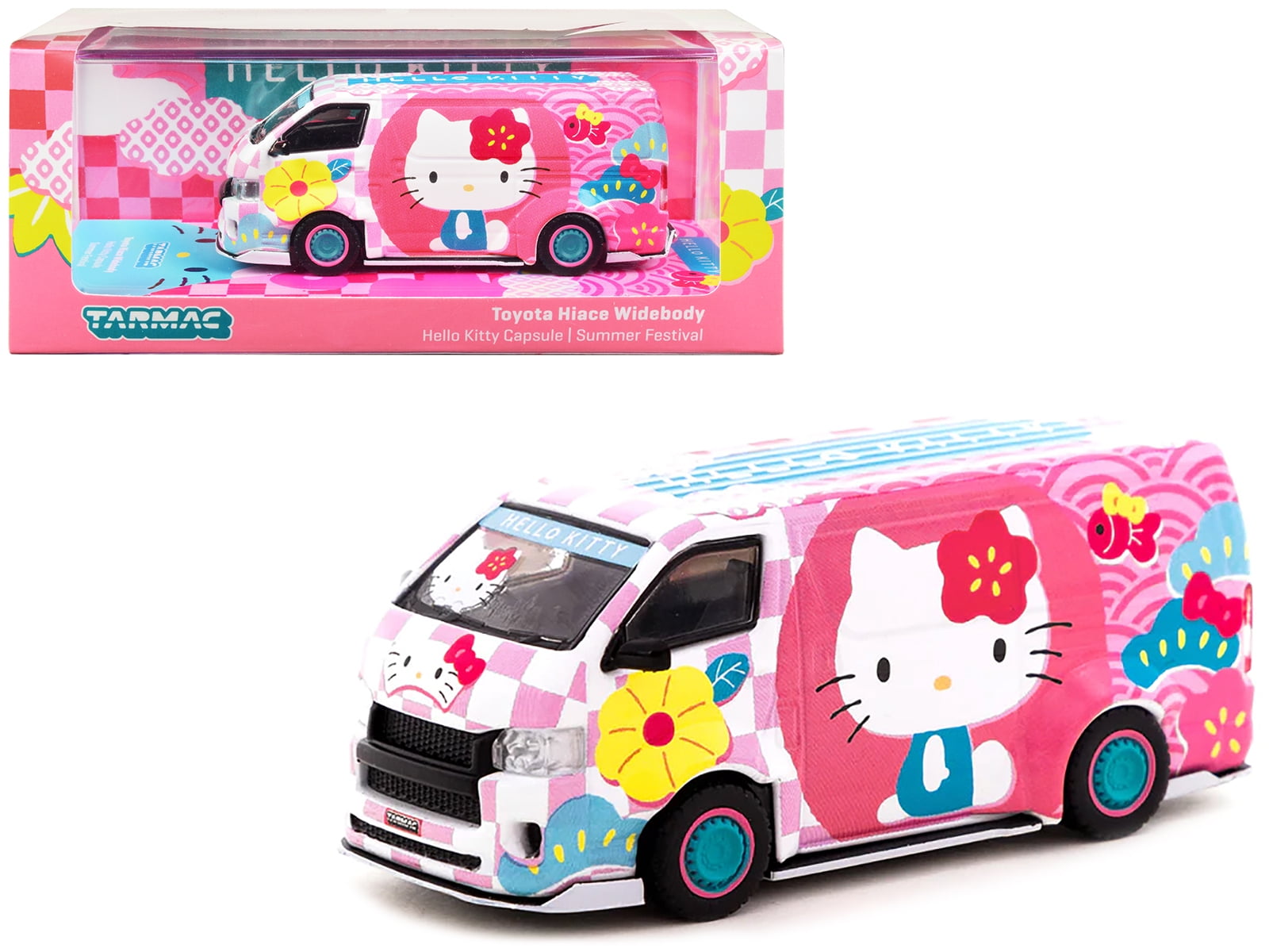 Toyota Hiace Widebody Van RHD Pink with Graphics "Hello Kitty Capsule ...