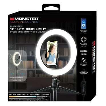 "Bower 10"" LED Phone Ring Light Tripod for Desktop & Tik Tok - Selfie ...