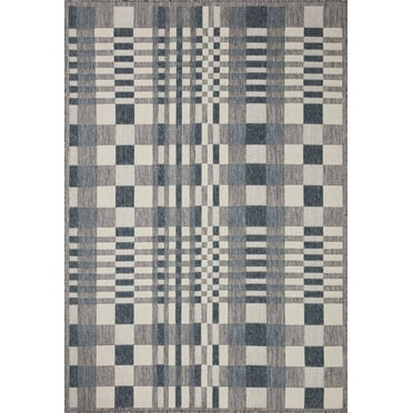 Justina Blakeney x Loloi Gemology Collection Ivory / Aqua CONTEMPORARY ...