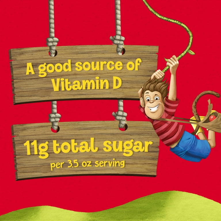 Danimals Yogurt Nutrition Label