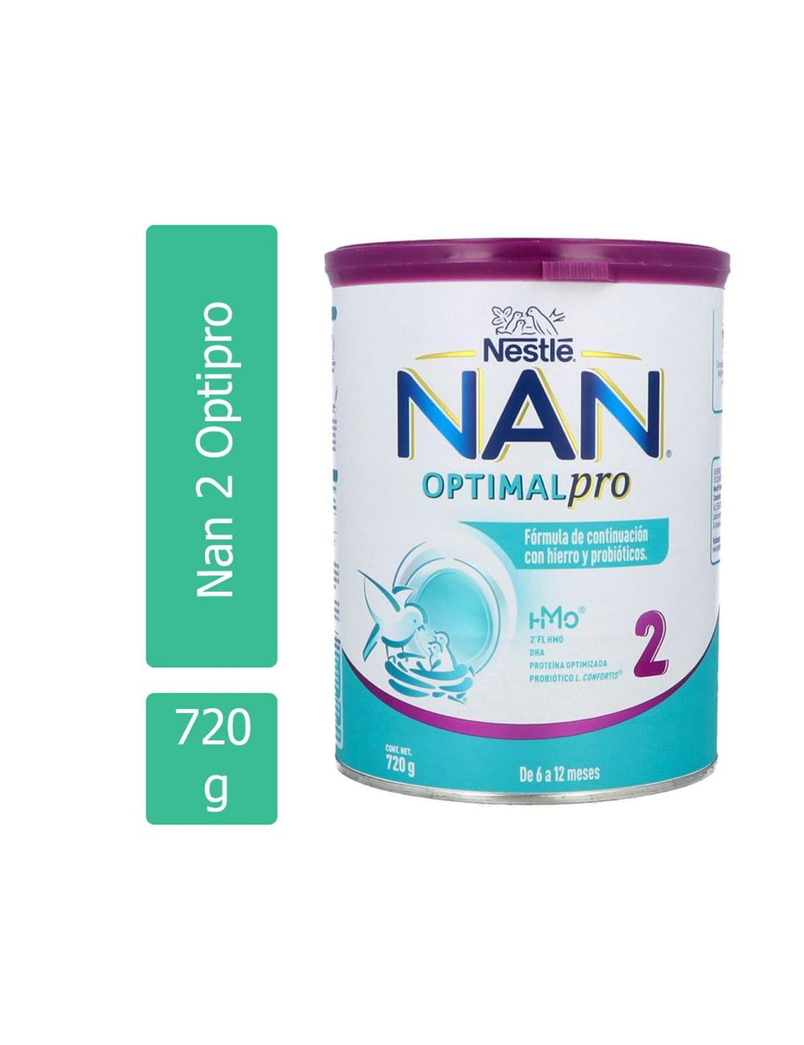 Nan 2 Optipro Lata Con 720 g Nan Nan 2 | Bodega Aurrera en línea