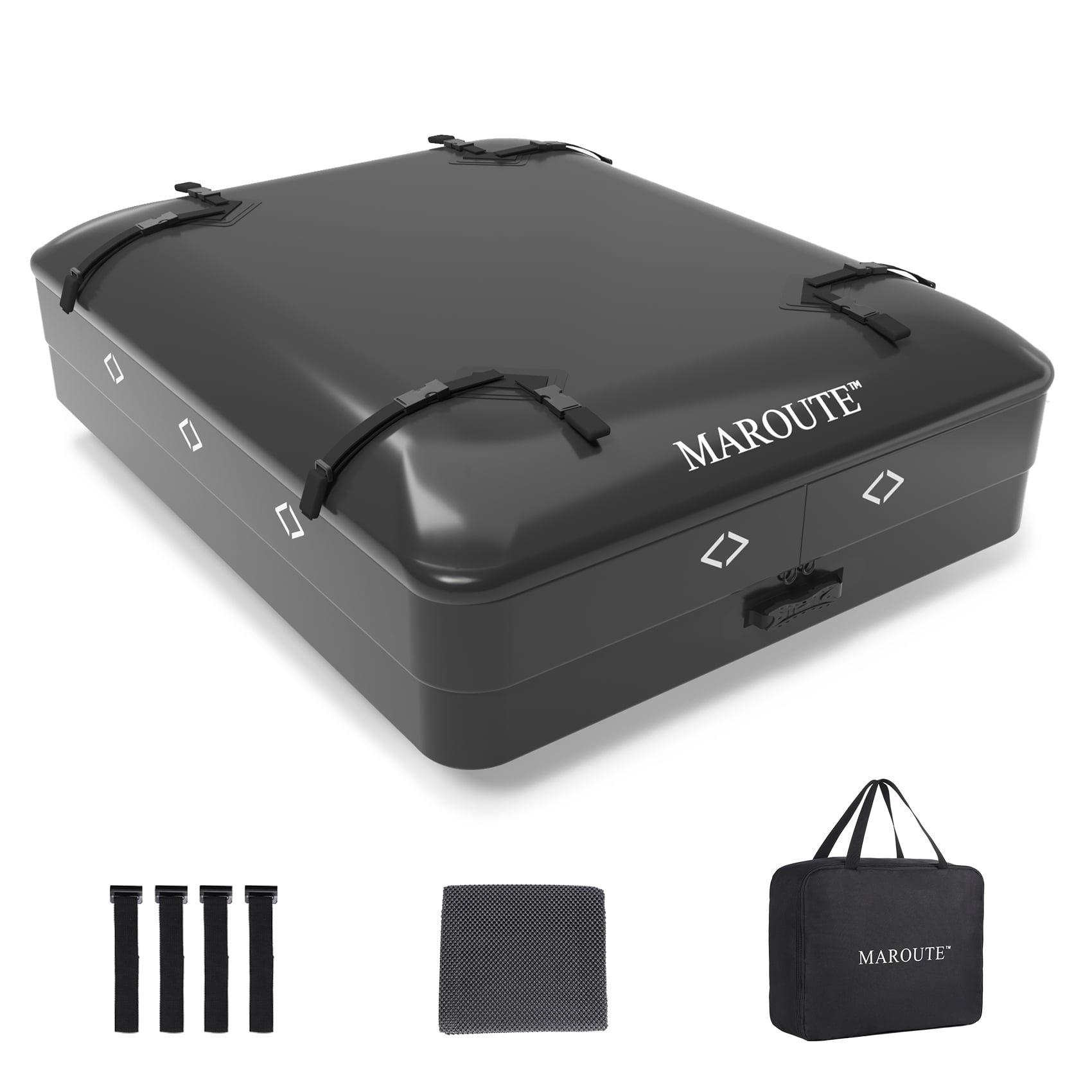 Rooftop Cargo Carrier Bag，15 Cubic Feet Heavy Duty Waterproof Rooftop ...