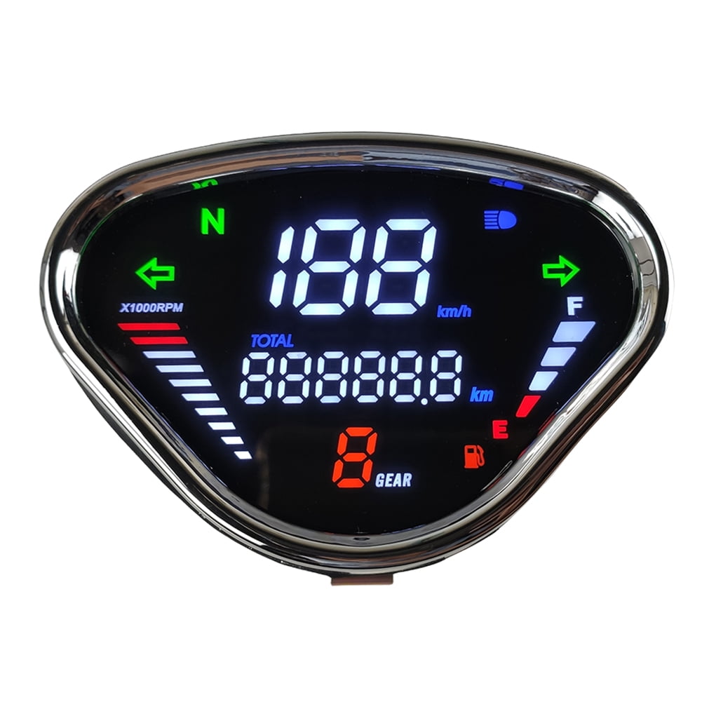Odómetro Digital Pantalla LCD Moto Tacómetro Odómetro para Honda DAX 70 ...