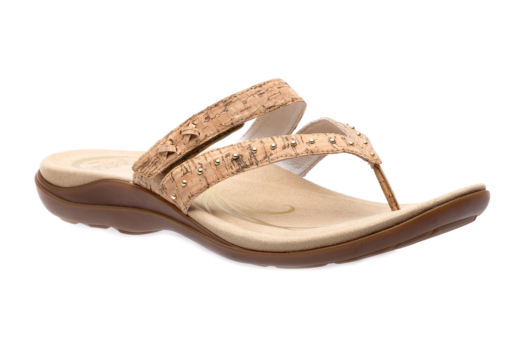 ABEO Benefit Metatarsal - Flip Flop Sandals in Tan - Walmart.com