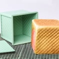 BQBQERT Cake Tin Box Bread Mold Homemade Cube Bread Pan with Lid Safe ...