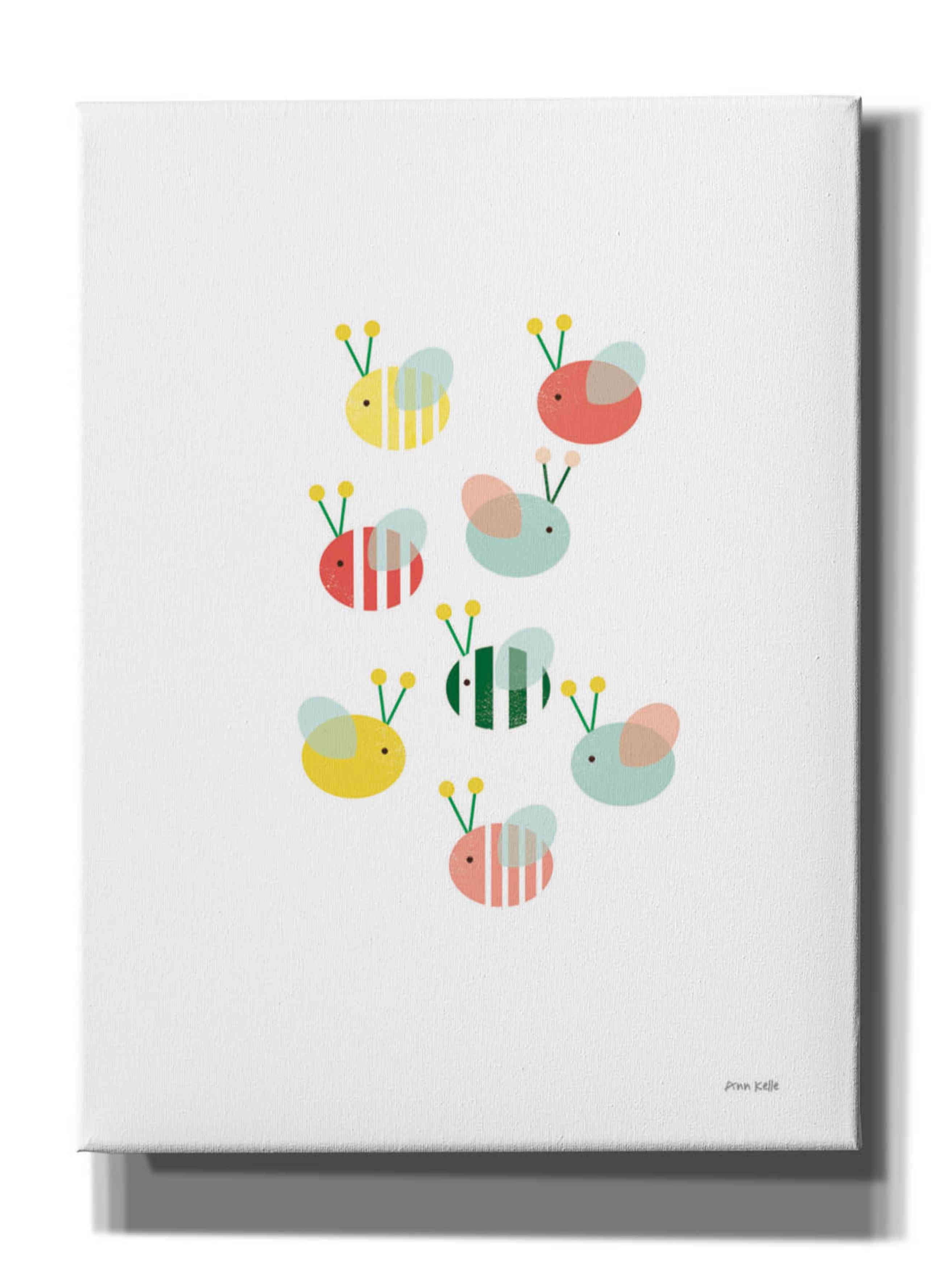Epic Graffiti 'Bumblebee Friends' by Ann Kelle Designs, Canvas Wall Art ...