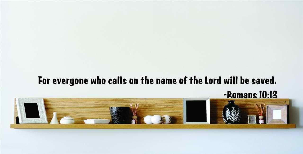 Living Room Art For Everyone Who Calls On The Name Of The Lord Will Be ...