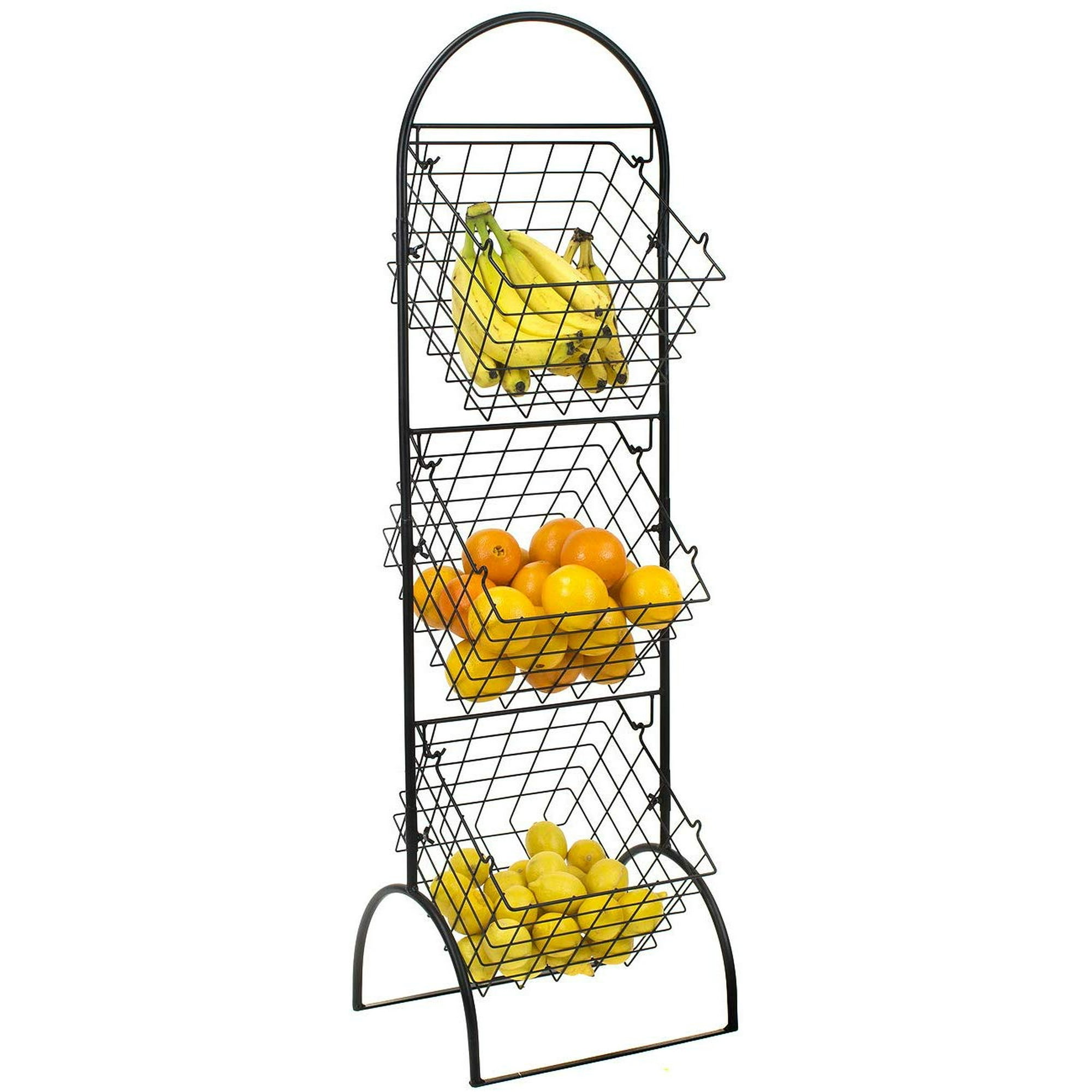 Click here for Sorbus 3-Tier Wire Market Basket Storage Stand For... prices