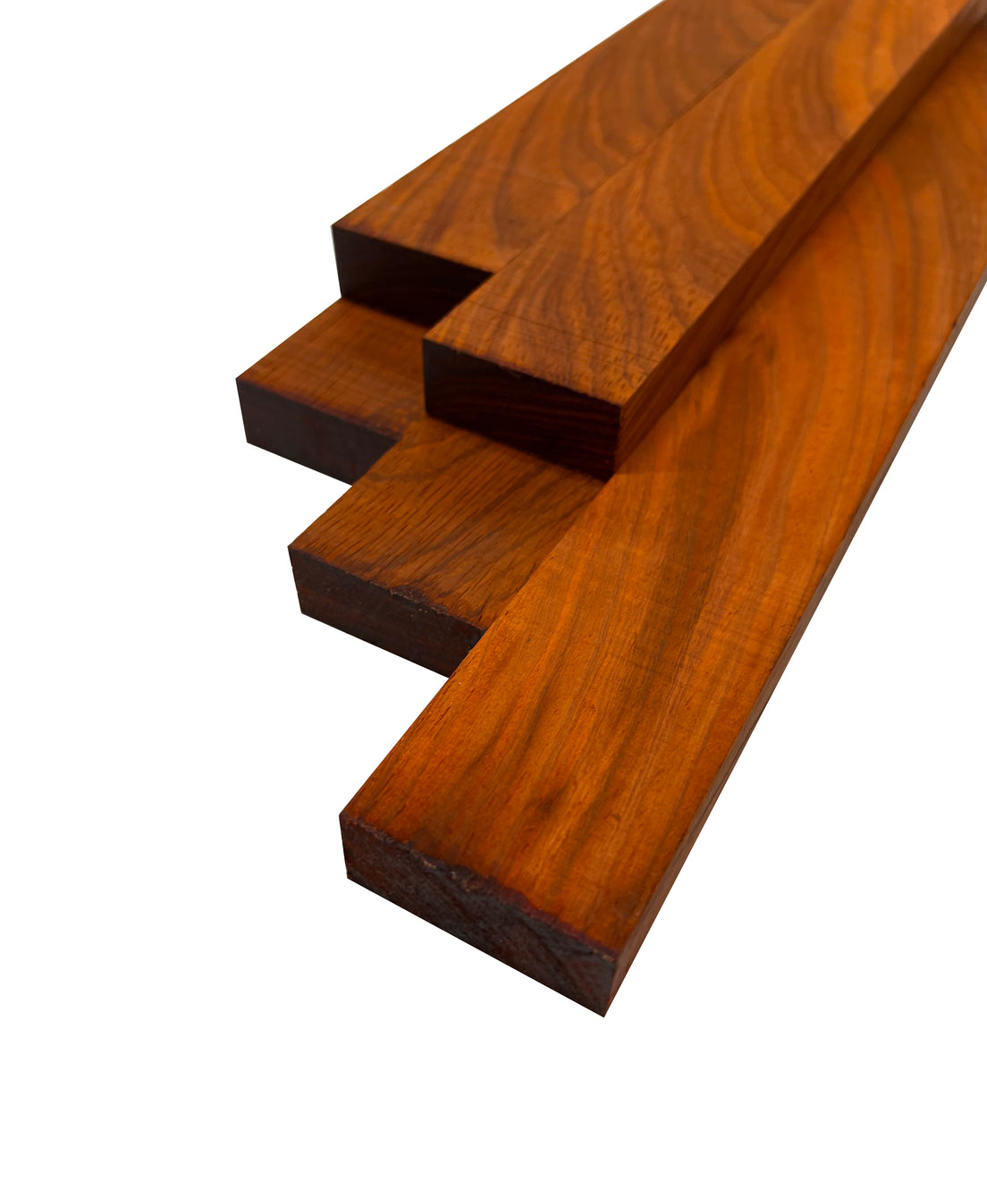 Padauk Lumber Board Combo 3/4" x 2" (5 Piece ) | 3/4" Lumber Boards | 3 ...