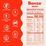 Banza Chickpea Pasta - Protein Packed Rotini, Lower Carb & Gluten Free ...
