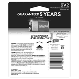 Duracell Quantum Alkaline 9V Batteries with PowerCheck, 2 Pack ...
