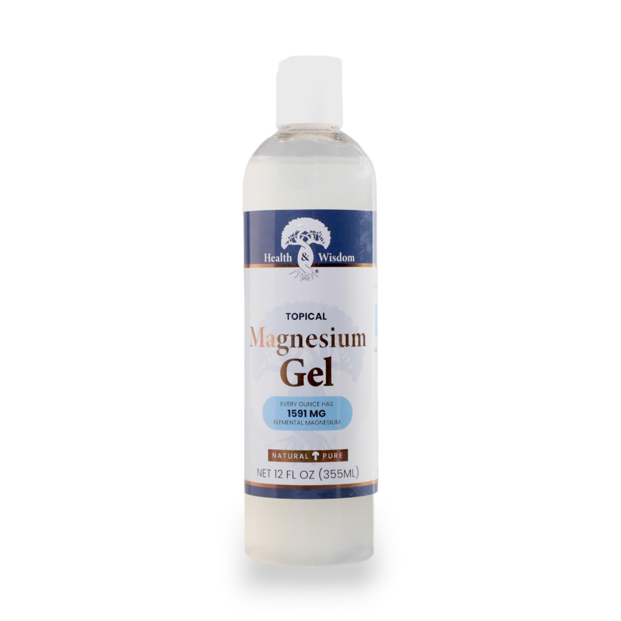 Gel tópico de magnesio Health and Wisdom con algas marinas 355 ml ...
