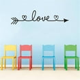 Fridja Arrow of loveRemovable DIY Family Inspirational Saying Wallpaper ...