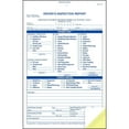 Detailed Driver's Vehicle Inspection Report 10-pk. - Book Format, 2-Ply ...