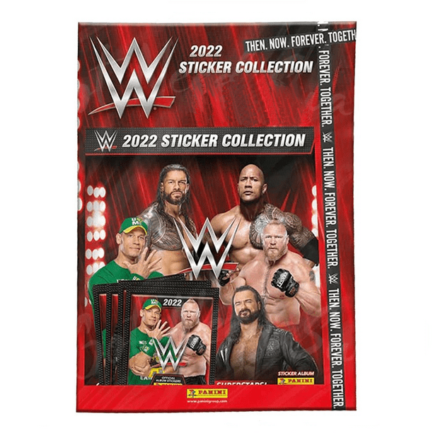 2022 Panini WWE Stickers - Mega Starter Pack (Album + 51 Stickers ...