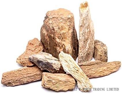 Natural Burmese Petrified Wood Aquarium Stone For Fish Tanks, Aquascape ...
