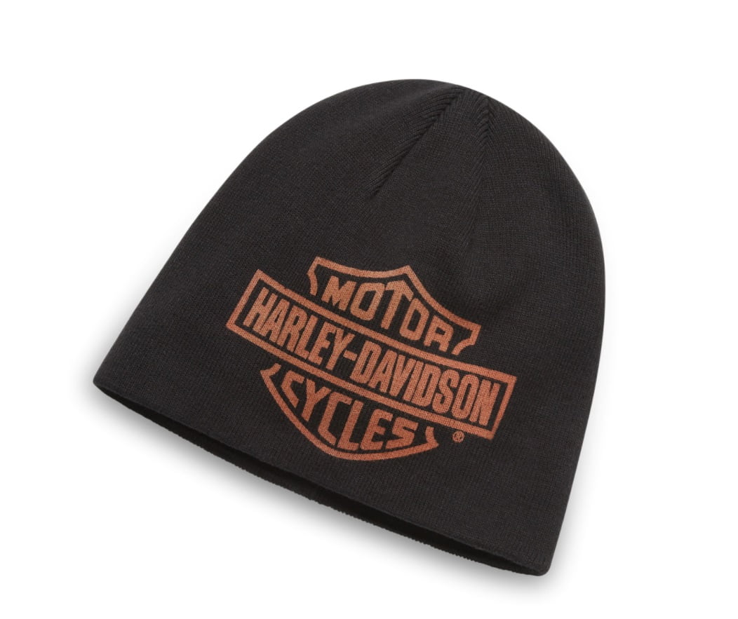 Harley-Davidson Men's Logo Knit Beanie Hat - 98617-20VM - Walmart.com