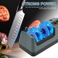 AEVXKHI 3 Stage Electric Knife Sharpener, LCD Screen Diamond Abrasive ...