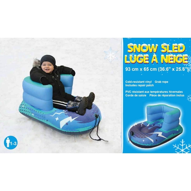 Inflatable Child Snow Sled with Tow Rope - Walmart.ca
