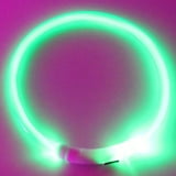 Cheers.US USB Rechargeable LED Dog Collar, Glow in The Dark Led Pet ...