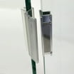 Gordon Glass® Universal 45 Degree Shower Door Magnetic Seal with Chrome ...