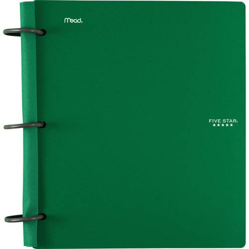 Five Star Flex 1 1/2" Hybrid NoteBinder, Green (72401) - Walmart.com