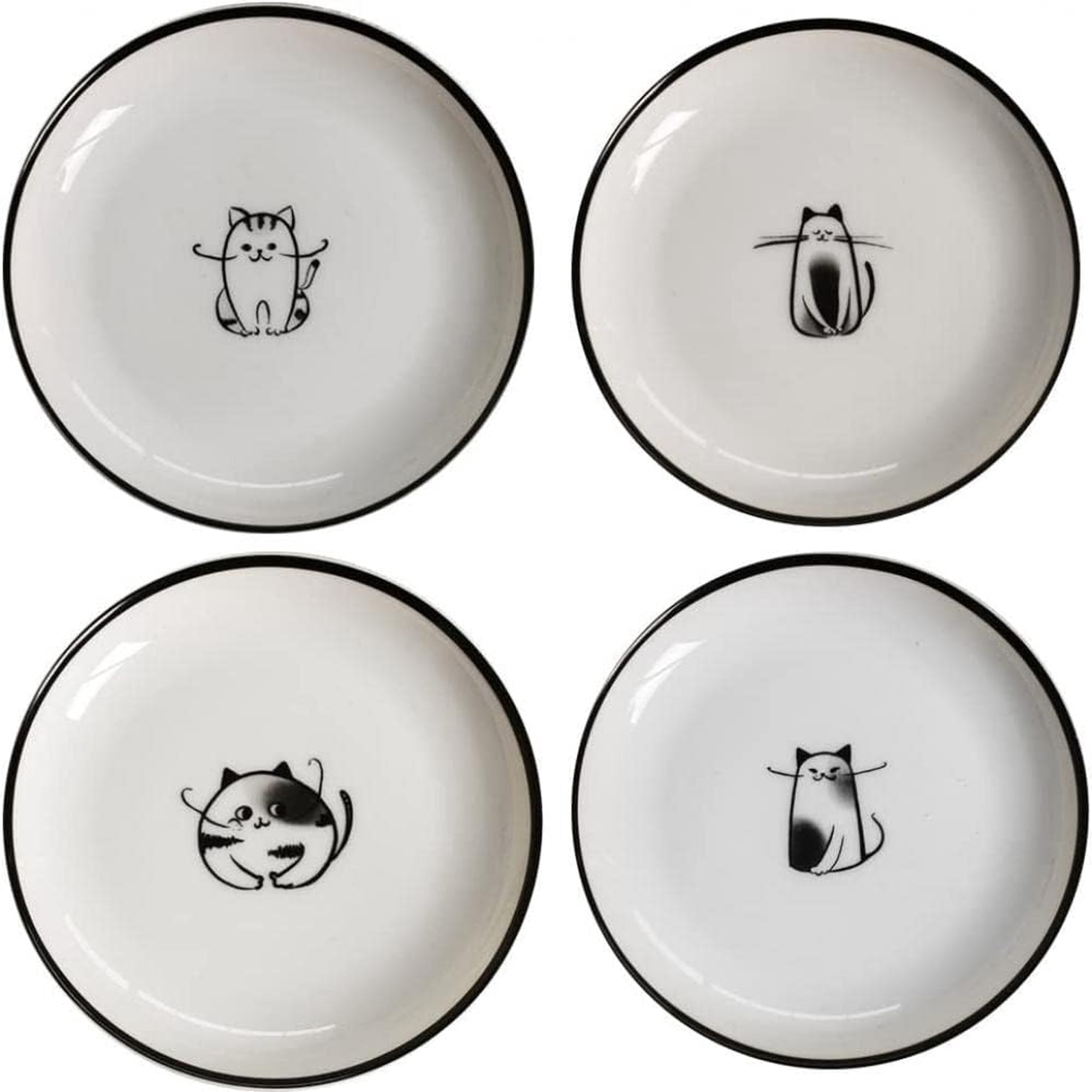Click here for Hahdaxia Cute Cartoon Cats Ceramic Appetizer Plate... prices