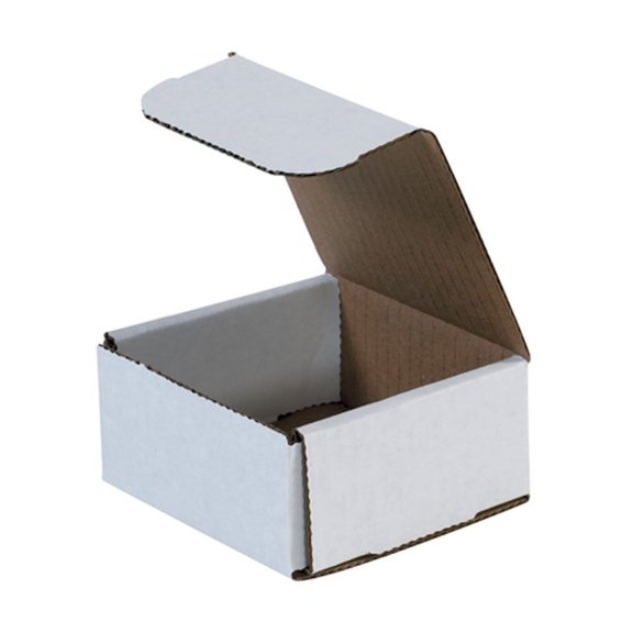5" x 5" x 5" Cube Cardboard Corrugated Boxes, 65 lbs Capacity, ECT-32 ...
