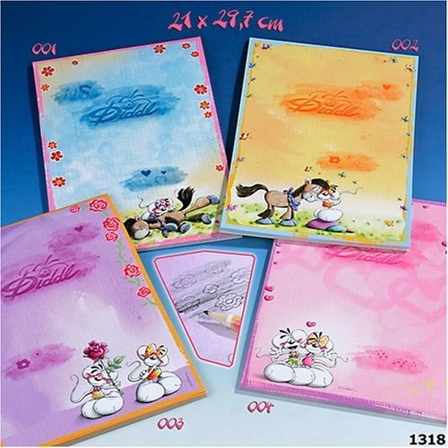 diddl mouse colorful quardiddl pad quardiddl cards - Walmart.com ...