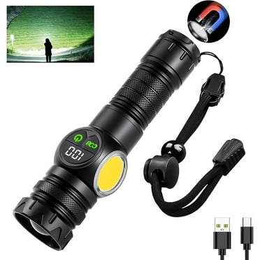 HART Rechargeable LED Pivoting Flashlight, 500 Lumens, Magnetic Base ...