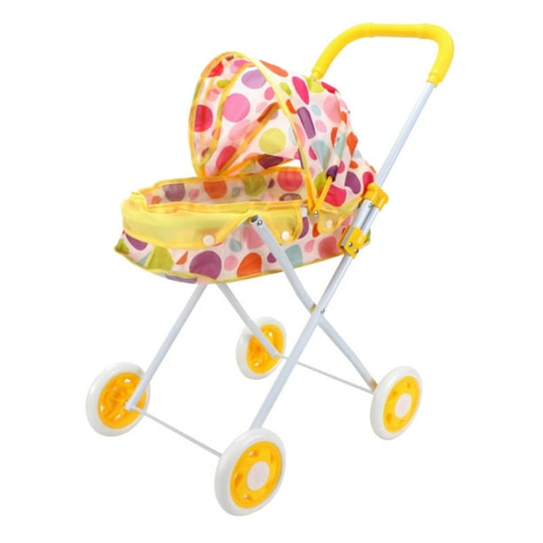 Foldable Baby Doll Stroller Pushchair for Reborn Newborn Baby, Children ...