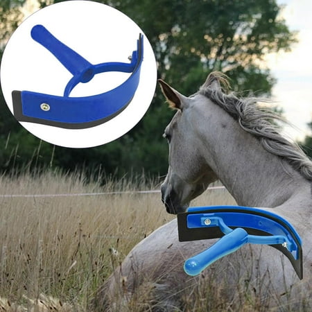 Portable Horse Sweat Scraper Horse Squeegee Grooming Tool with Non Slip ...