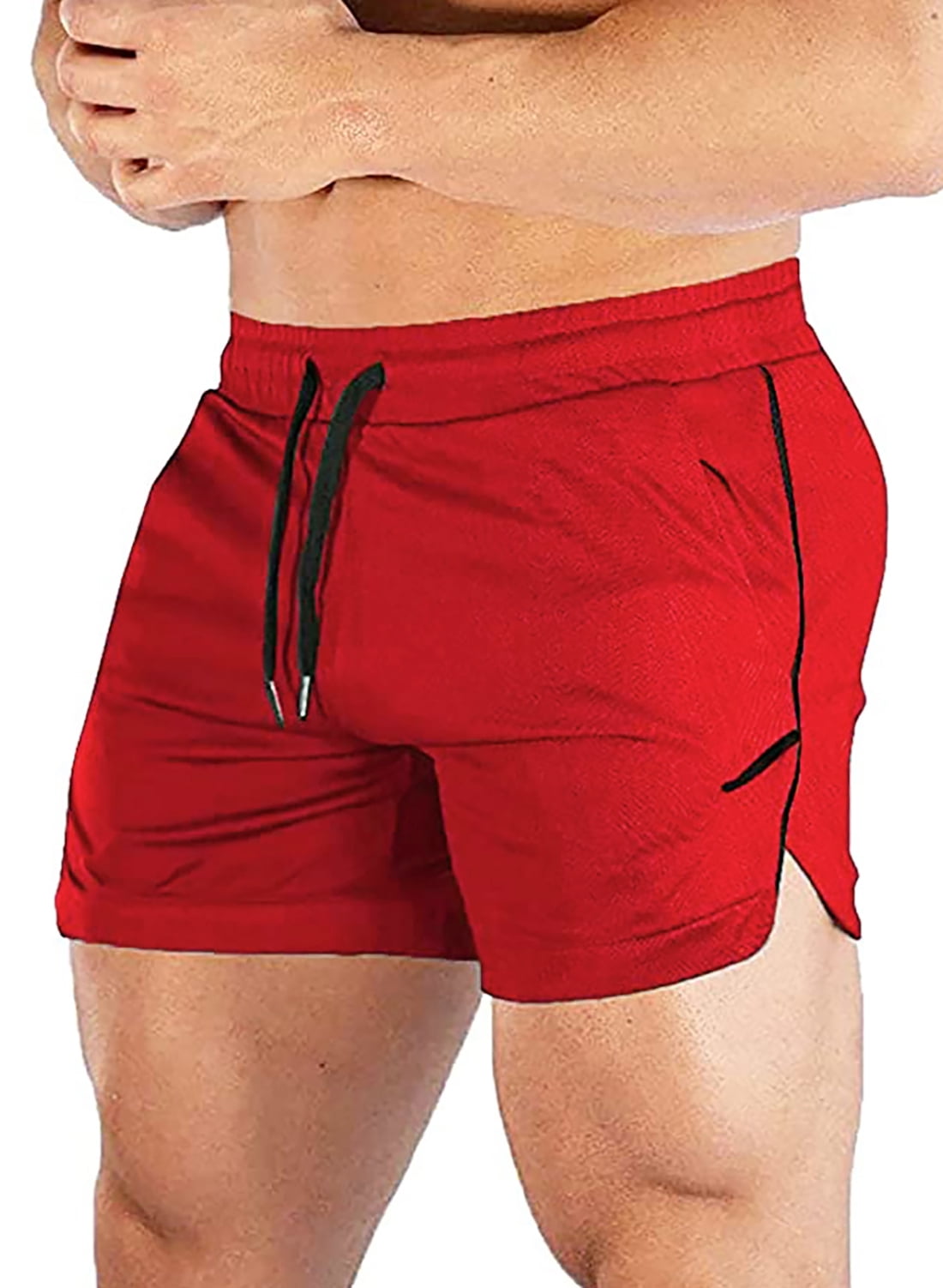 Hood Crew Men's Workout Shorts Fitness Runing Gym Traning Shorts with ...