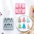 2 Pack Christmas Molds, 6 Cavity Silicone Christmas Tree Molds for ...