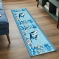 Area Rug 2x6ft Oceans Devilfish Sea Stars Area Rugs Washable Low Pile ...