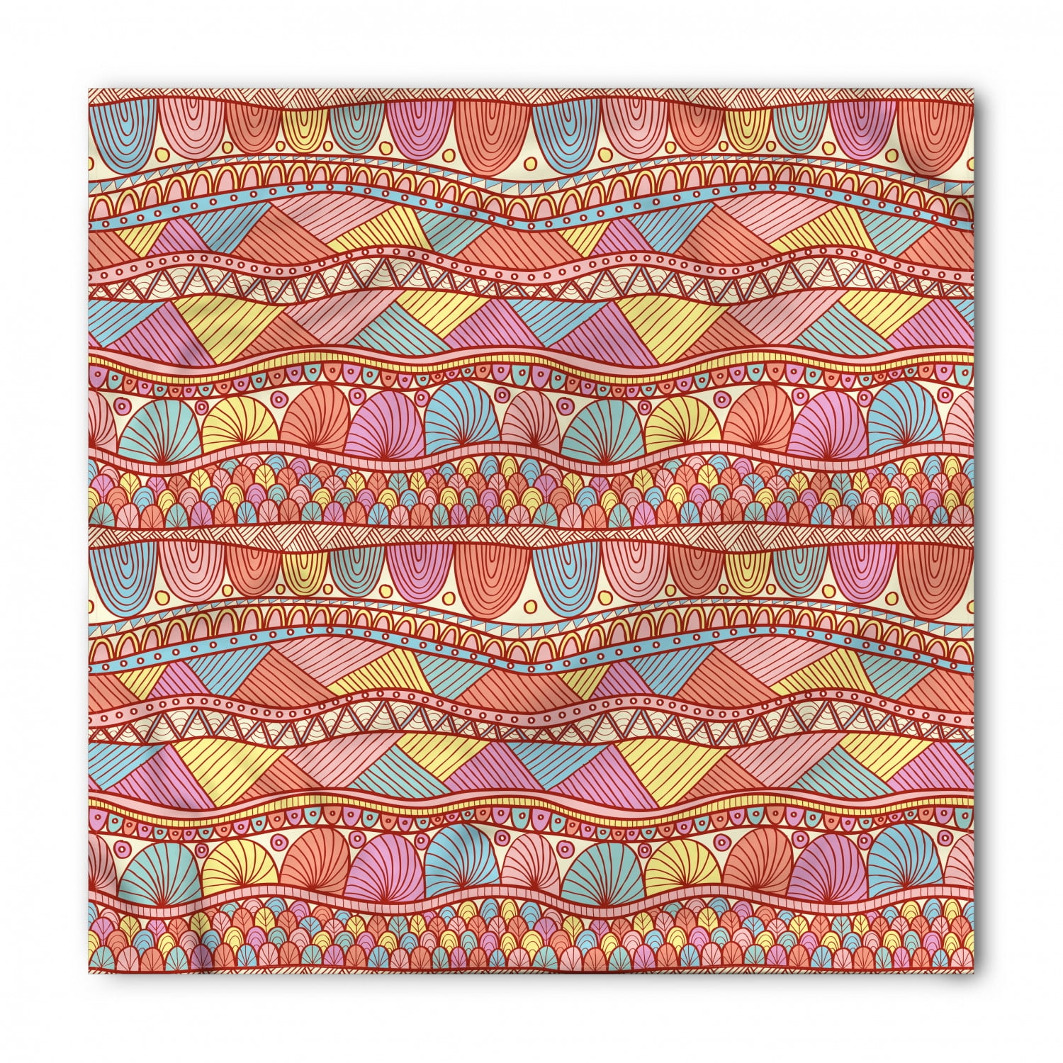 Ethnic Bandana, Colorful Art, Unisex Head and Neck Tie, by Ambesonne ...