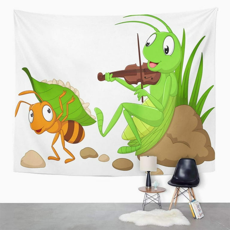 Ant And The Grasshopper Clipart