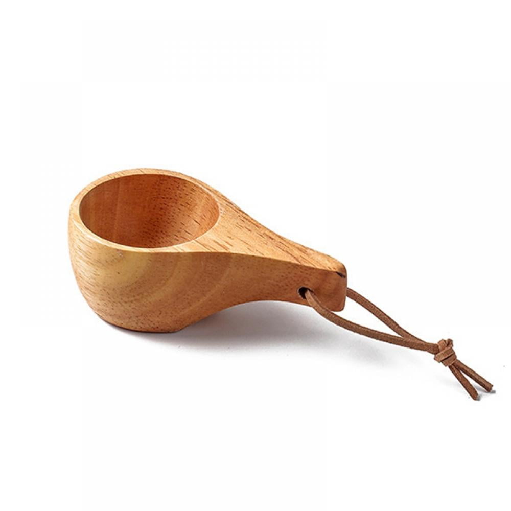Finland Rubber Wood Acacia Wood Climbing Small Wooden Cup Single Hole ...