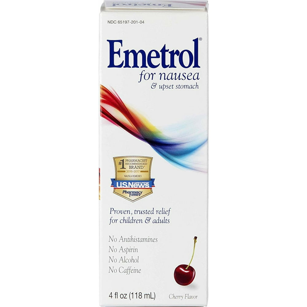 Emetrol For Nausea Cherry Flavor 4.0 Oz - Walmart.com - Walmart.com