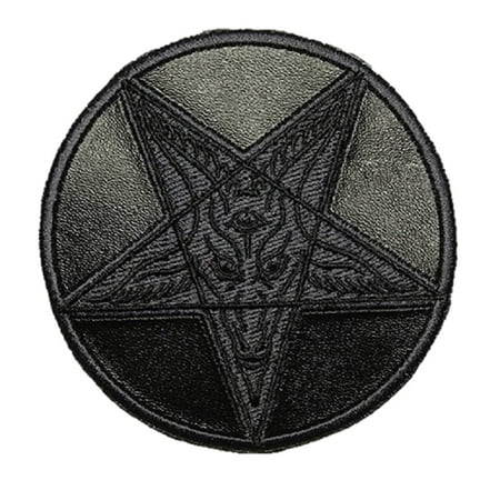 Kreepsville 666 Pentagram Satanic Symbol Faux Leather Patch Iron Sew On Applique | Walmart Canada