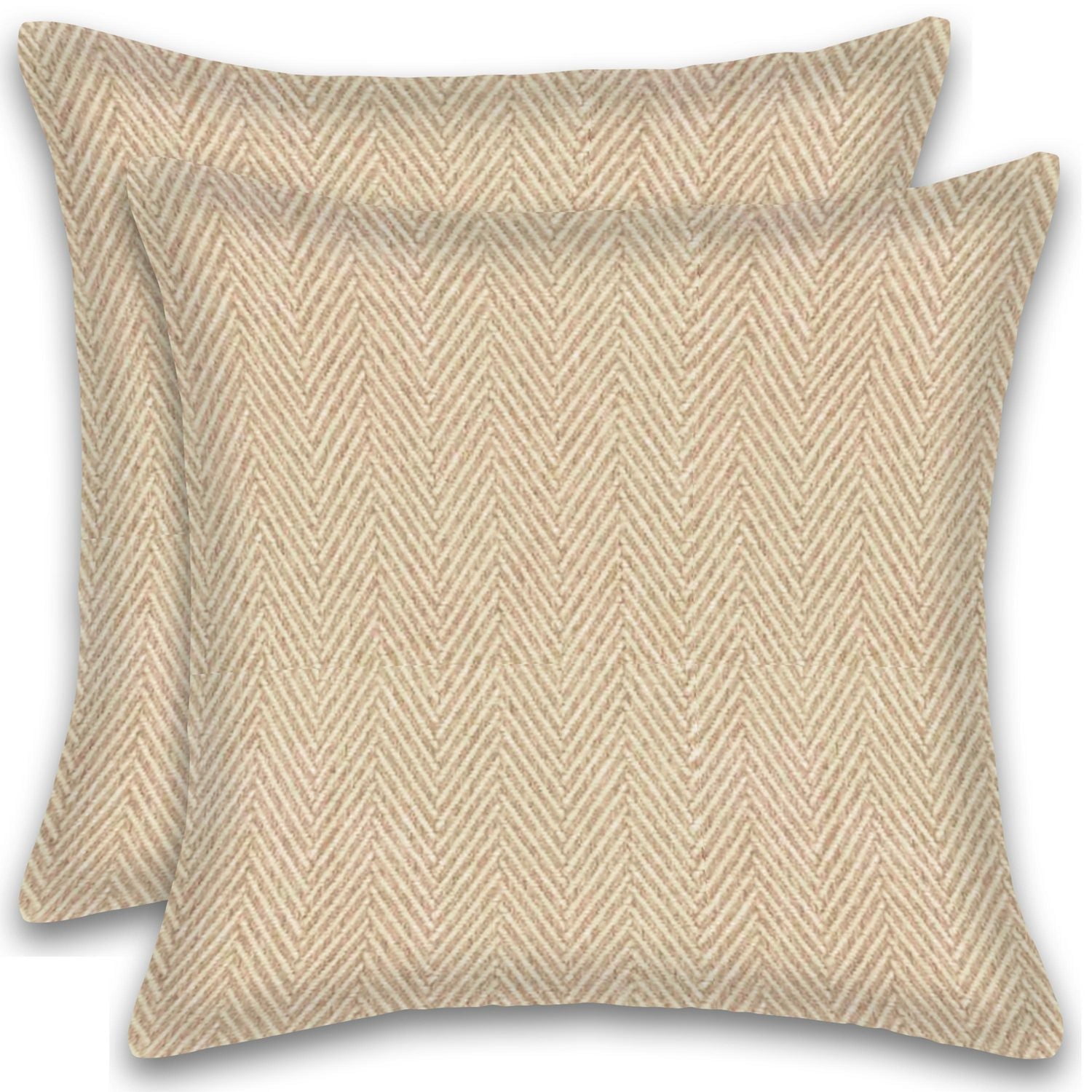 Click here for Fabstyles Herringbone Stripe Cotton Cushions Set O... prices