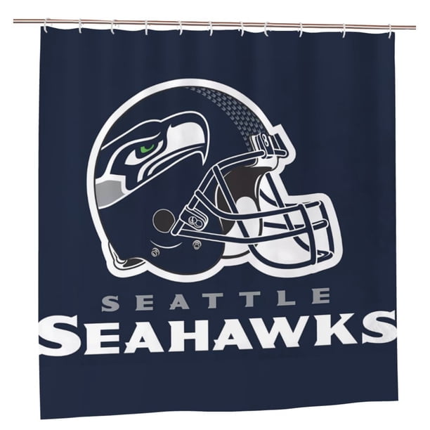 Cortina de ducha impermeable de secado rápido para baño Seahawks ...