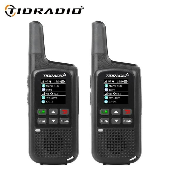 TIDRADIO TD-G18 Walkie Talkies Rapid Unlimited Range 4G LTE PoC Radio ...