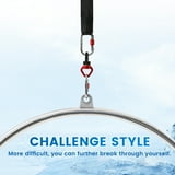 LOGYAT Aerial Hoop, Lyra Hoop 85CM, 1 Ceiling Anchor, 3 Locking ...