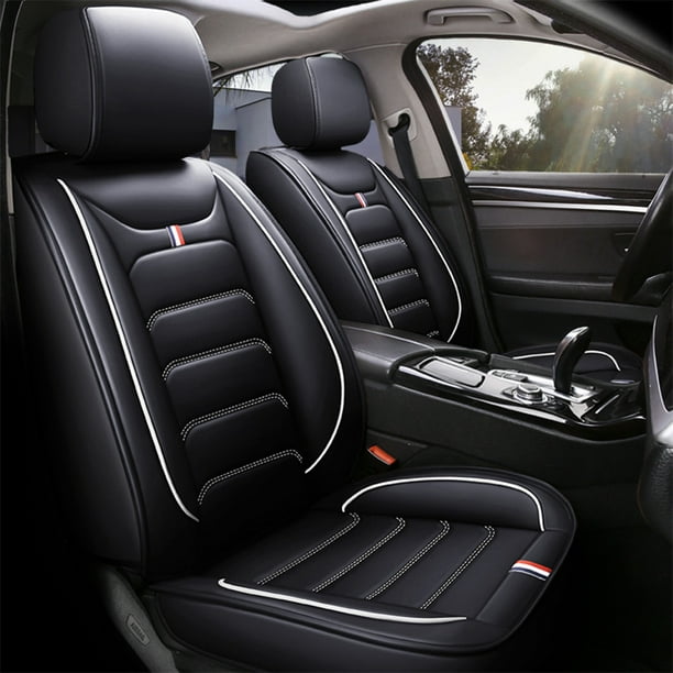 OTOEZ Car Seat Covers Luxury Leather 5-Seats Full Set Protector ... OTOEZ Car Seat Covers Luxury Leather 5-Seats Full Set Protector ...