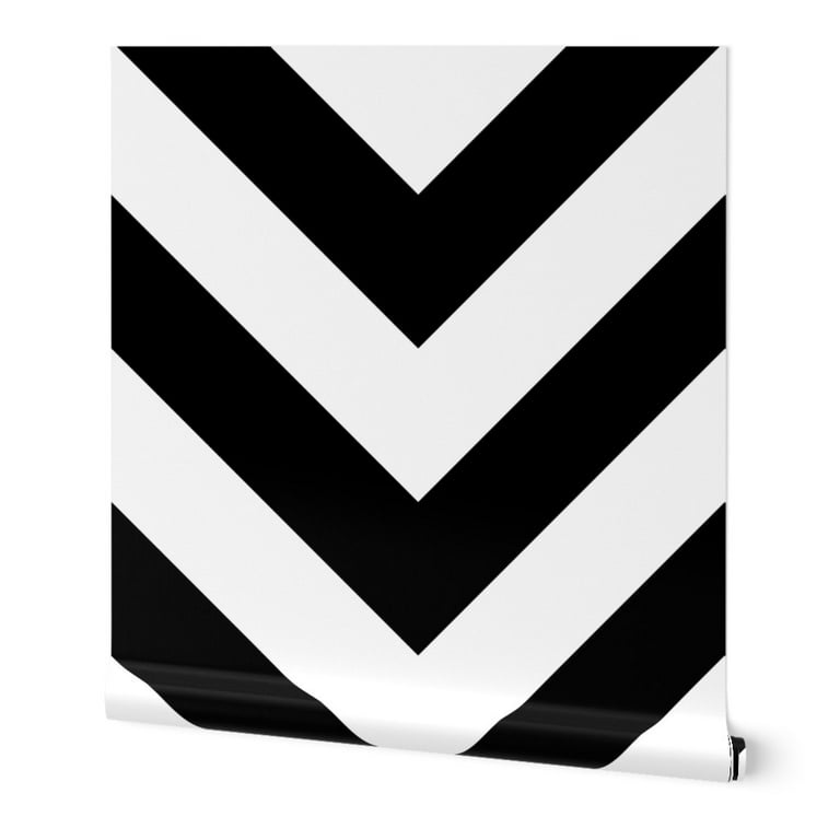 Black And White Chevron Stripes