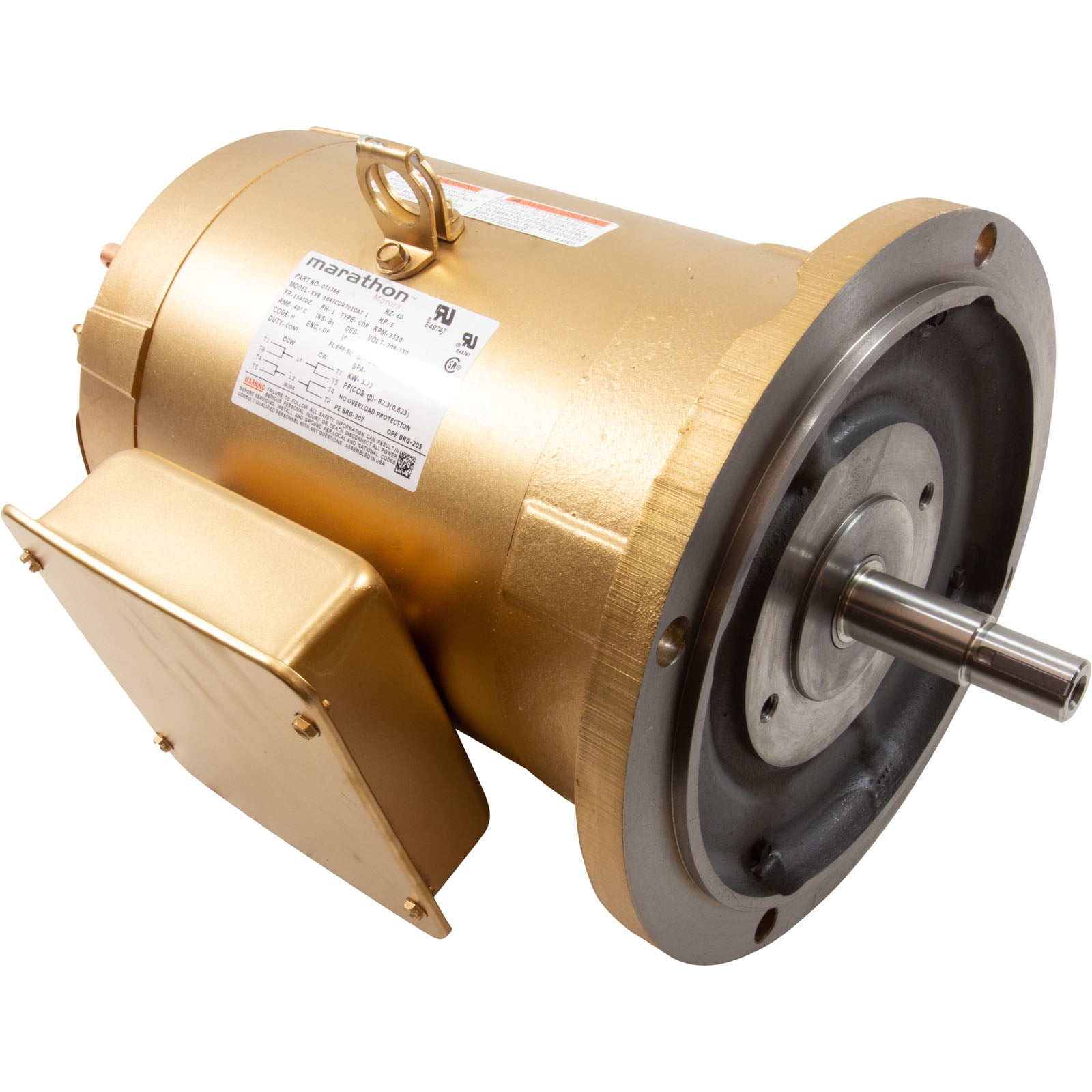 Motor, Pentair, 5.0 Horsepower, 230v, 1 Speed, C-Series - Walmart.com